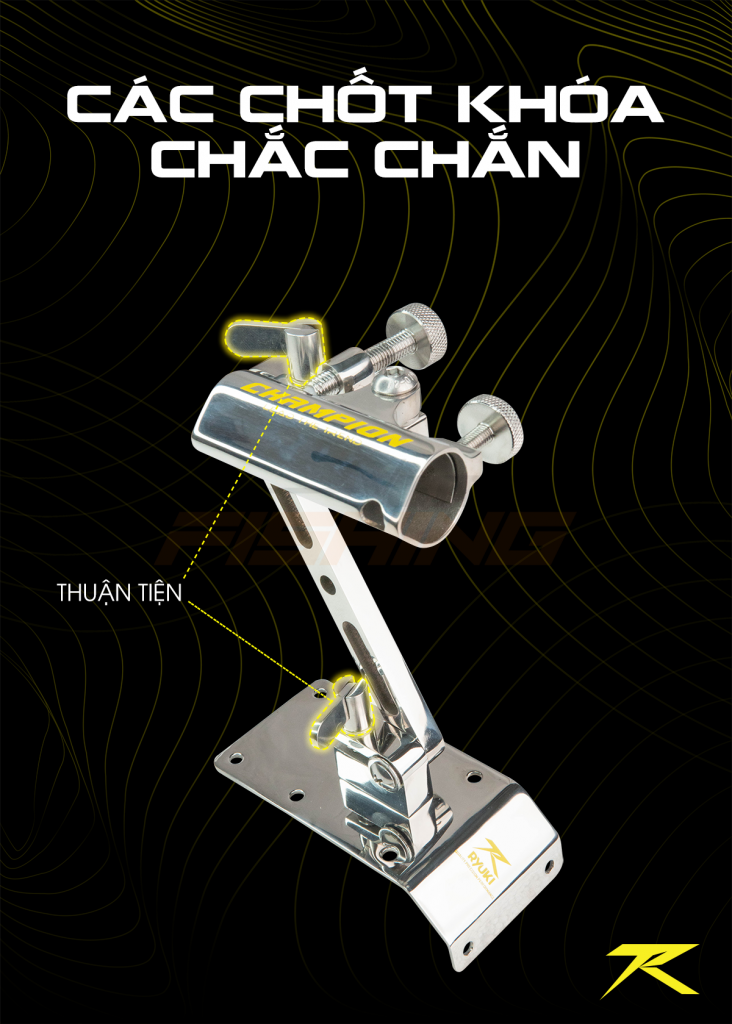 PAT Gác Cần Mở Rộng RYUKI - Chấn Thành Fishing